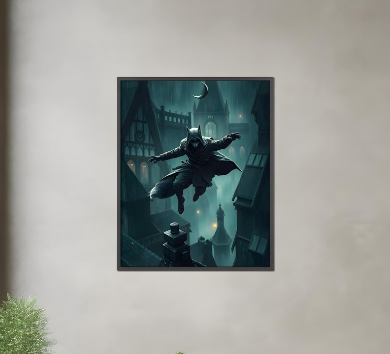 Fox Thief Posters, 5 Types of Rogue Foxes With Wooden Frame, Sneaky ...