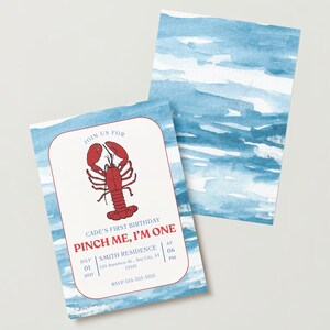 Pinch Me Im ONE First Birthday Invitation Customizable Birthday ...