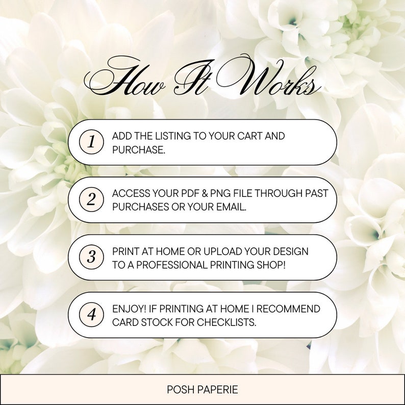 Girly Weekly Planner: Floral To-do List (PDF & JPG) - Etsy