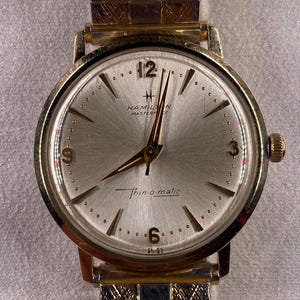 Hamilton Masterpiece Thin-o-matic T-402 10k Gold - Etsy