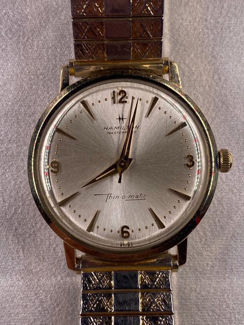 Hamilton Masterpiece Thin-o-matic T-402 10k Gold - Etsy