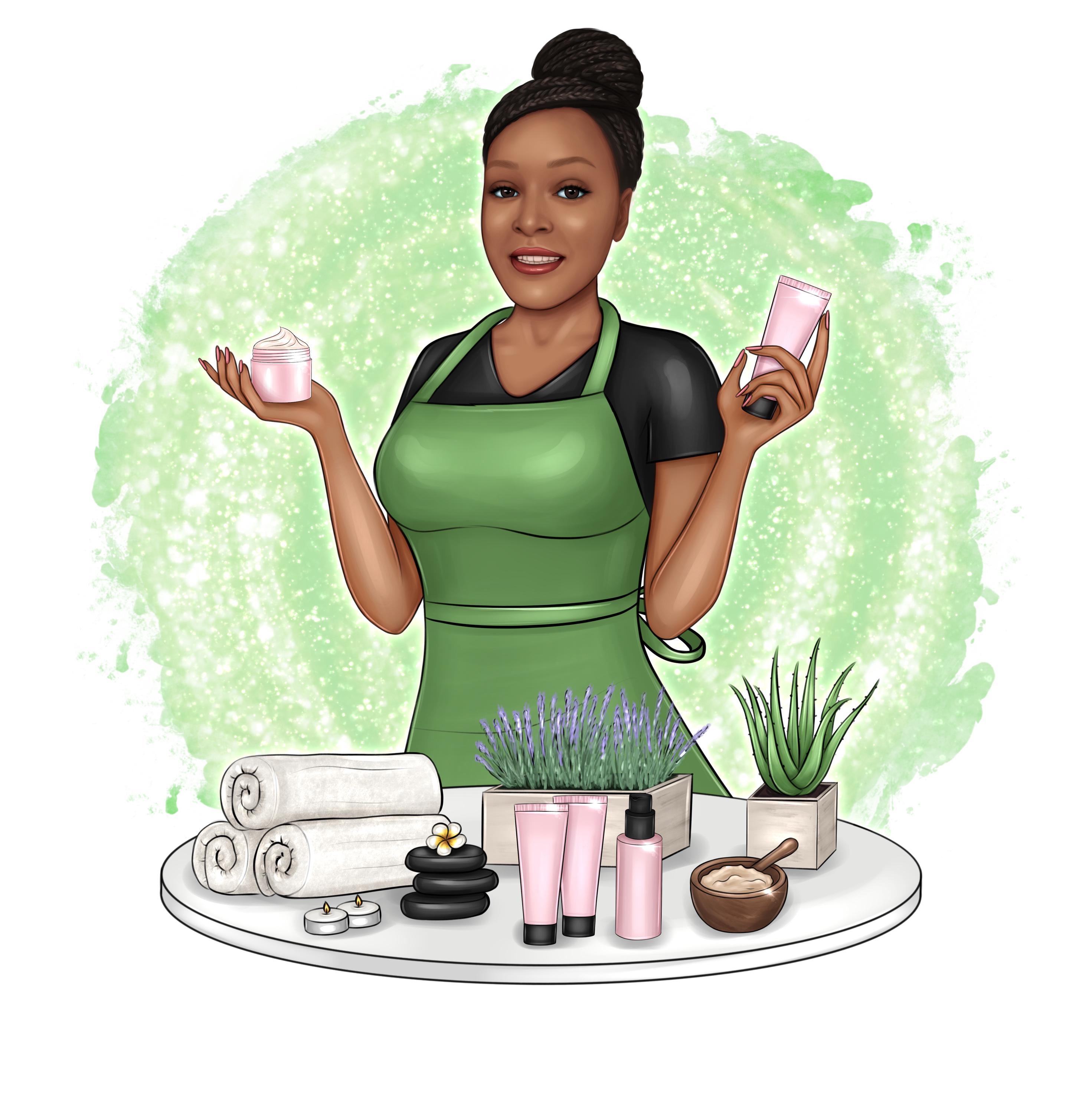 Custom Cartoon Logo, Digital Portrait, Logo Design, Small Business Logo ...