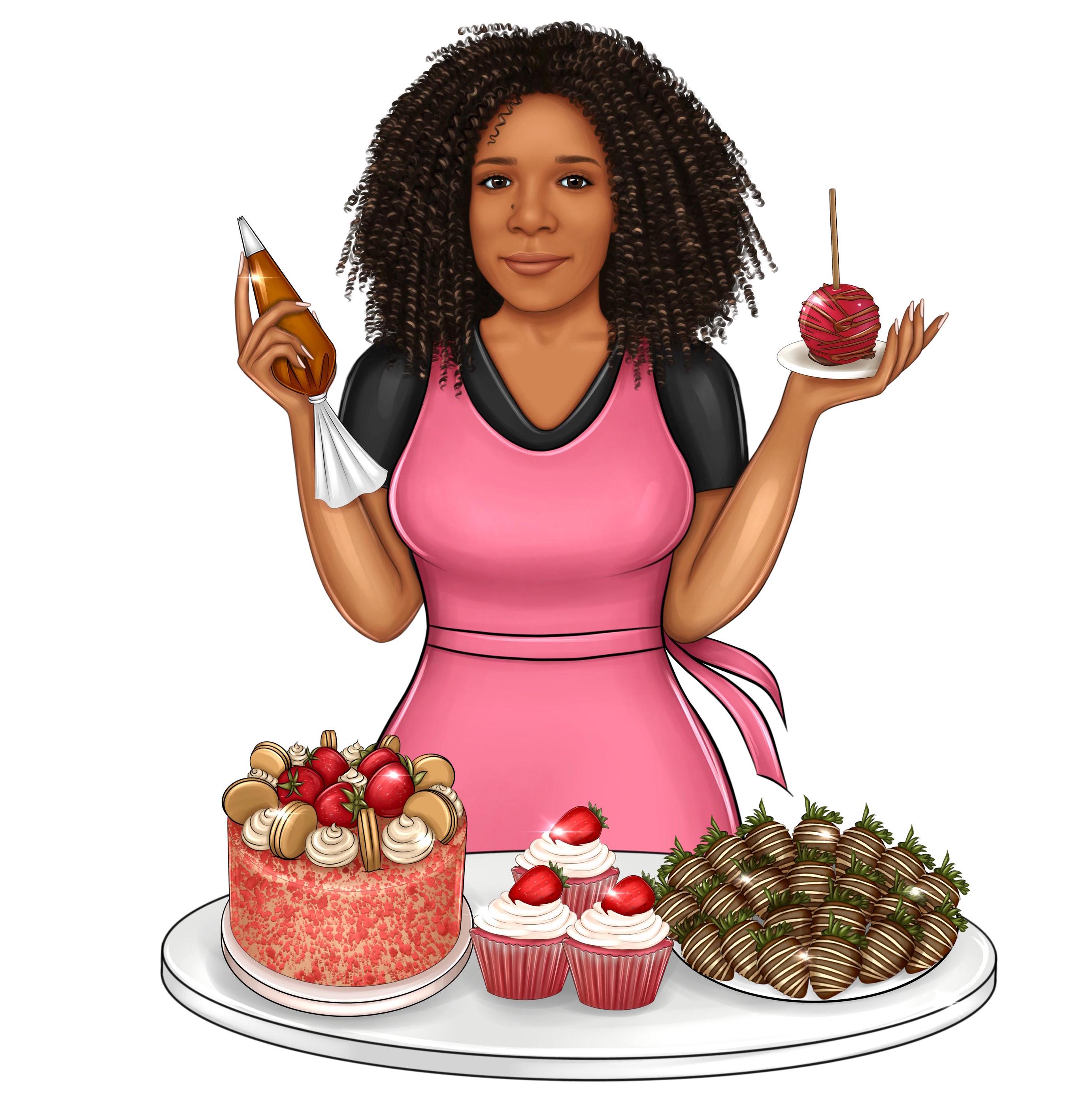 Custom Cartoon Logo, Digital Portrait, Logo Design, Small Business Logo ...