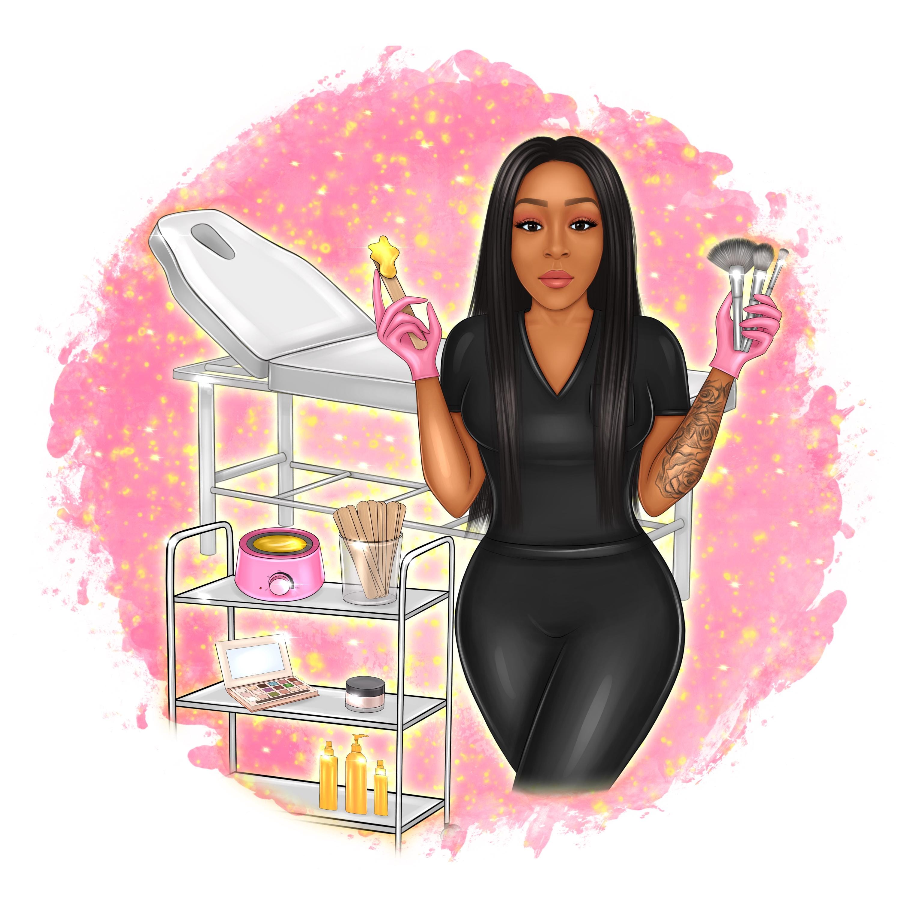 Custom Cartoon Logo, Digital Portrait, Logo Design, Small Business Logo ...