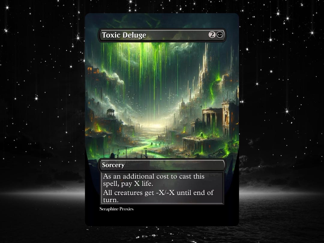 Toxic Deluge Proxy Custom Proxy Card Proxies - Etsy