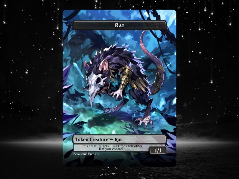 Rat Token Proxy Custom Proxy Card Proxies - Etsy