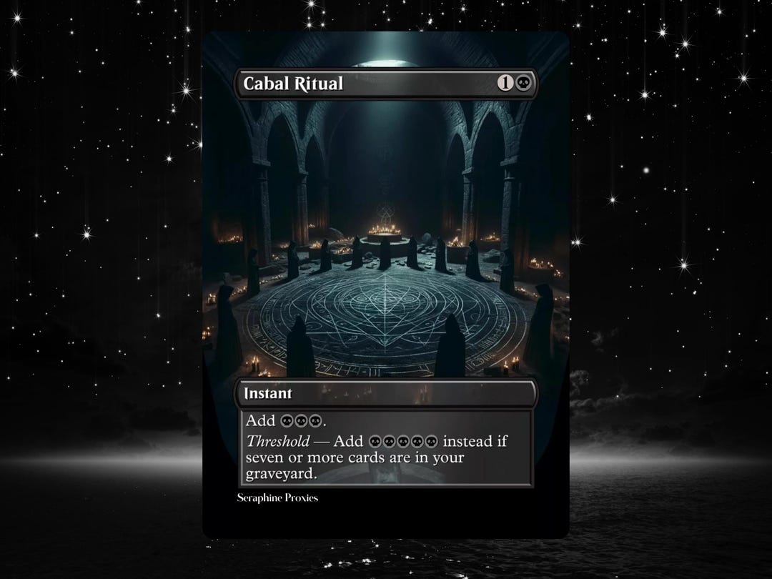 Cabal Ritual Proxy Custom Proxy Card Proxies - Etsy