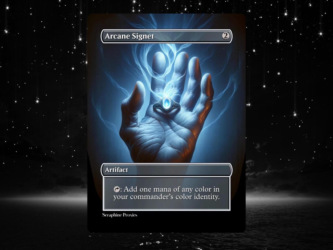 Arcane Signet Proxy Custom Proxy Card Proxies - Etsy