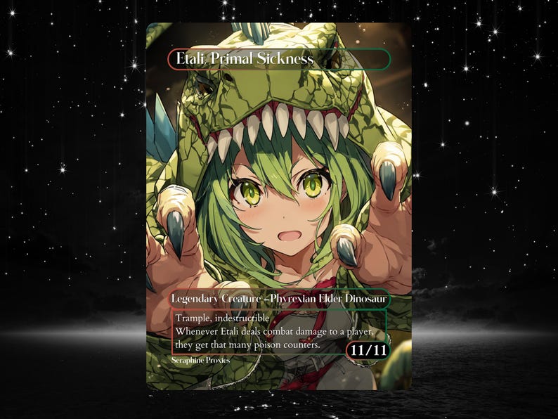 Etali, Primal Conqueror / Etali, Primal Sickness - Proxy Full Art ...