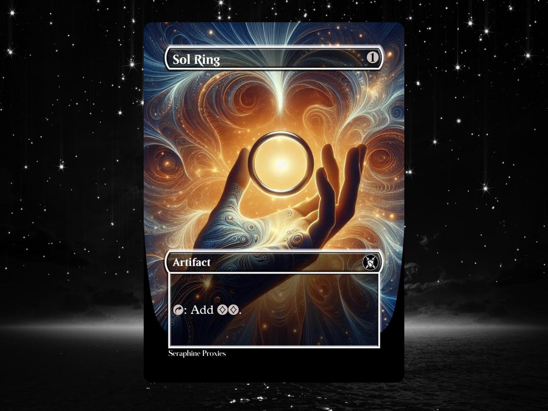 Sol Ring Proxy Custom Proxy Card Proxies - Etsy