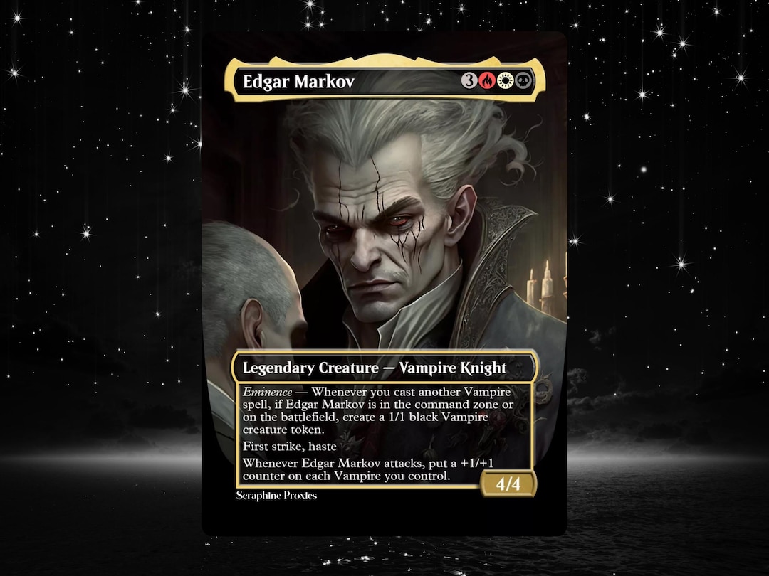 Edgar Markov Proxy Custom Proxy Card Proxies - Etsy