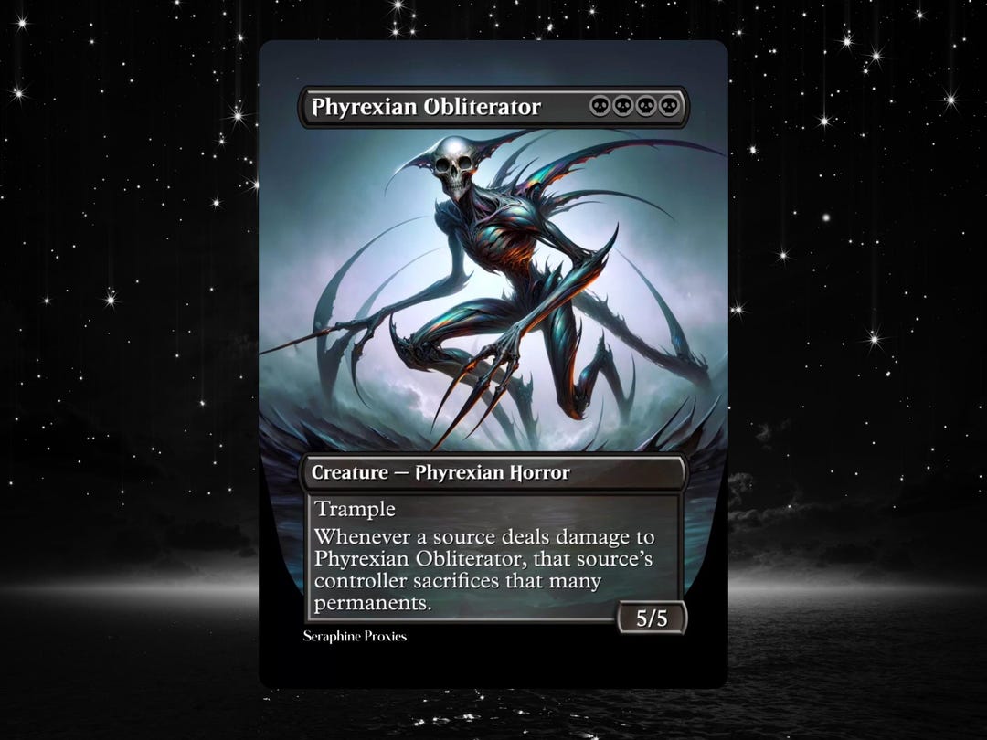 Phyrexian Obliterator Proxy Custom Proxy Card Proxies - Etsy