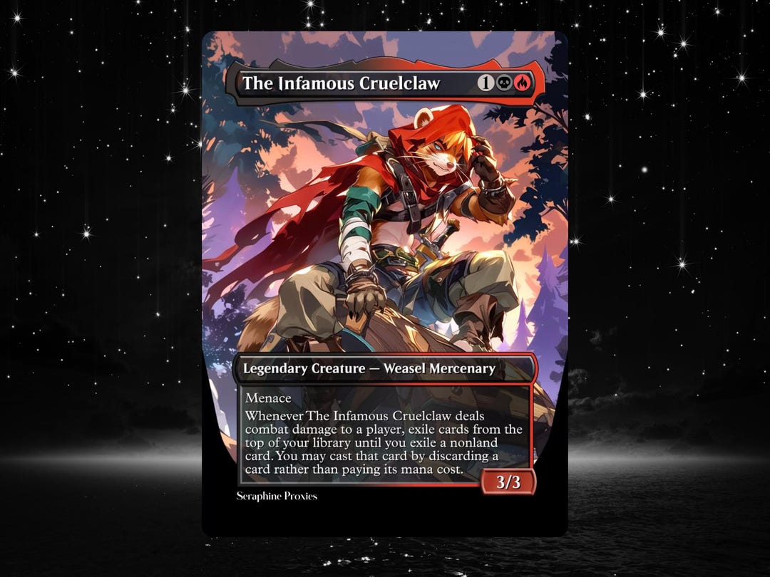 The Infamous Cruelclaw Proxy Custom Proxy Card Proxies - Etsy