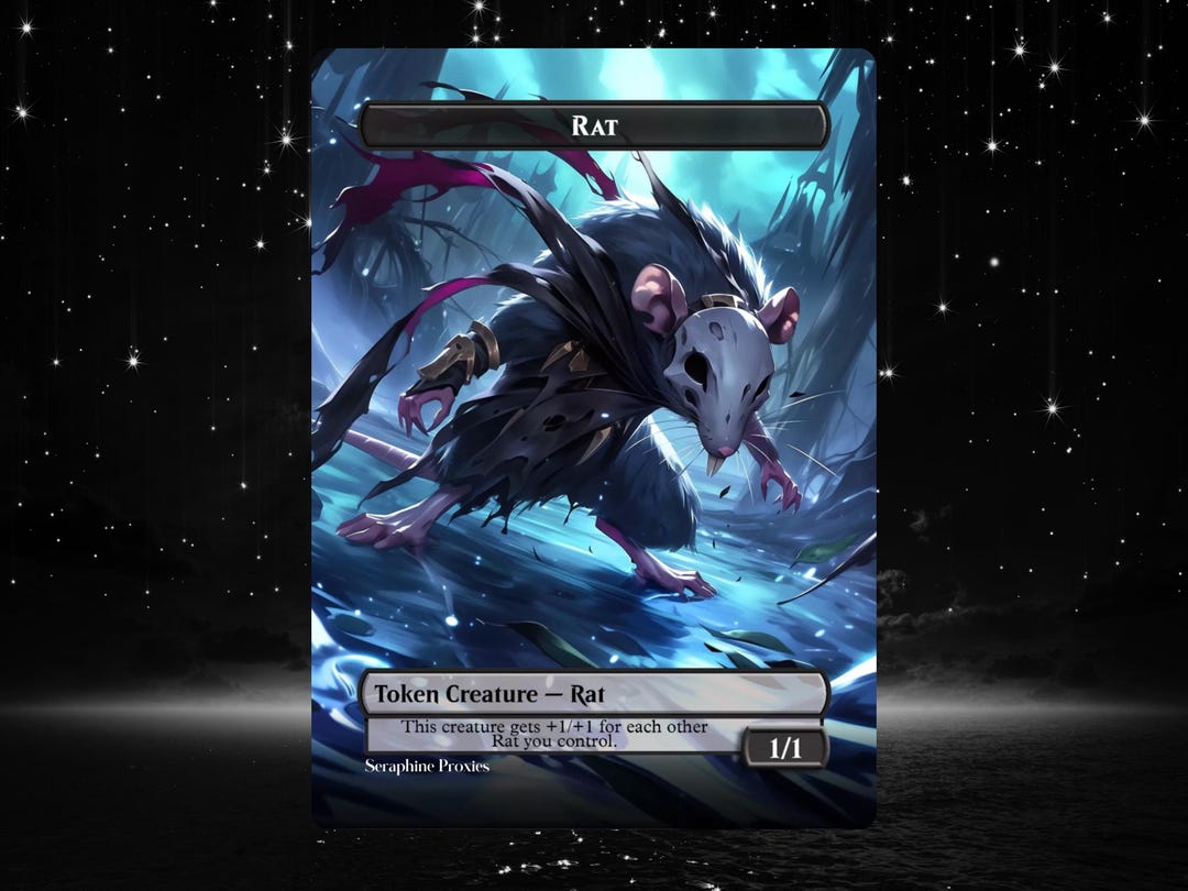 Rat Token Proxy Custom Proxy Card Proxies - Etsy