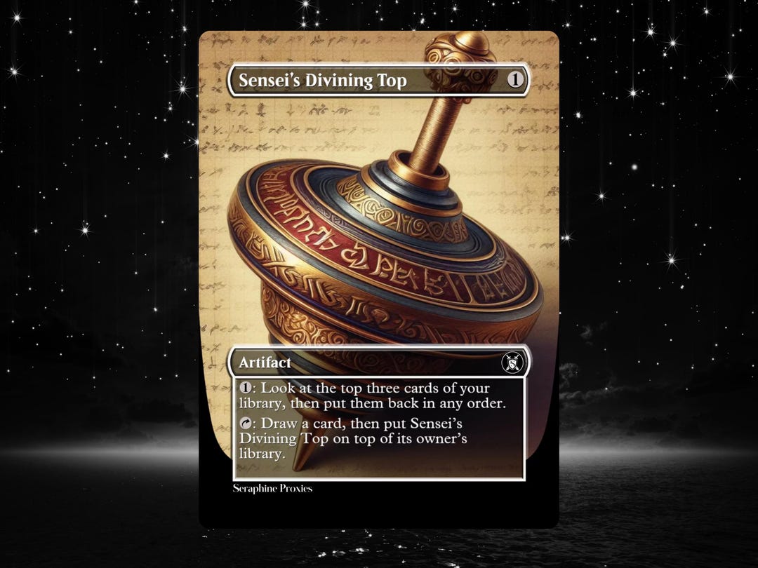 Sensei's Divining Top Proxy Custom Proxy Card Proxies - Etsy