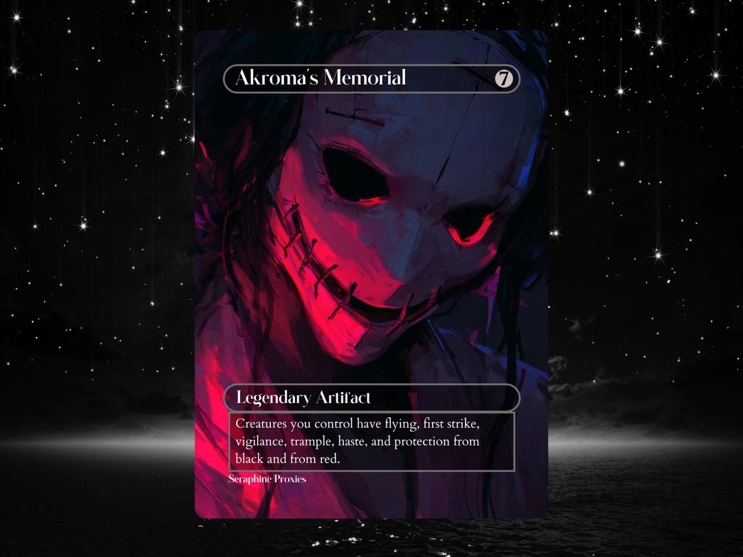Akroma's Memorial - Proxy Full Art Custom Altered Art Card - Etsy UK