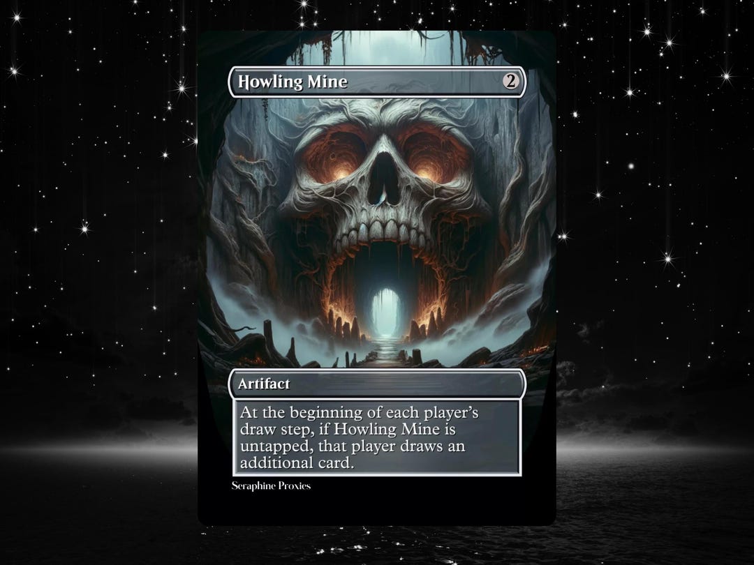 Howling Mine Proxy Custom Proxy Card Proxies - Etsy