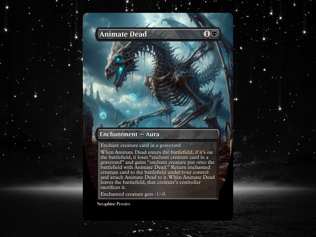 Animate Dead Proxy Custom Proxy Card Proxies - Etsy