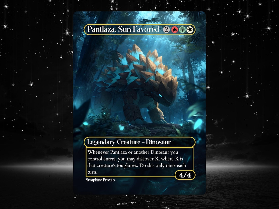 Pantlaza, Sun-favored - Proxy Full Art Custom Altered Art Card - Etsy