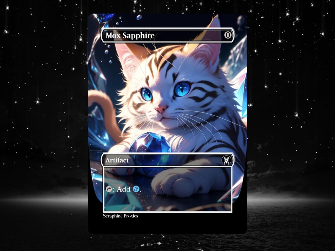 Mox Sapphire Proxy Custom Proxy Card Proxies - Etsy