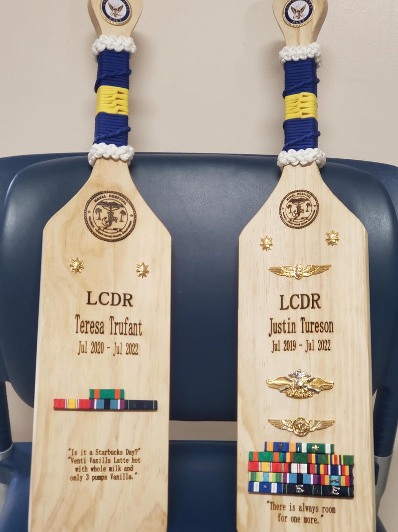 Personalized/customized Military Paddles - Etsy
