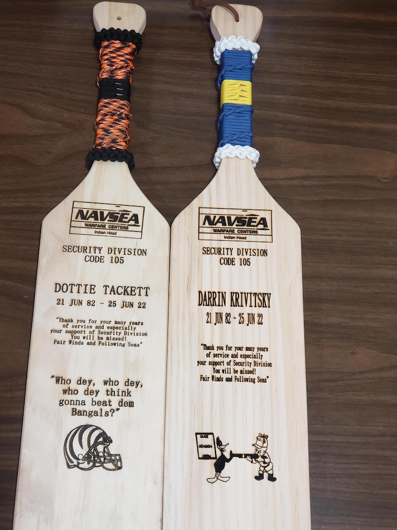Personalized/customized Military Paddles - Etsy
