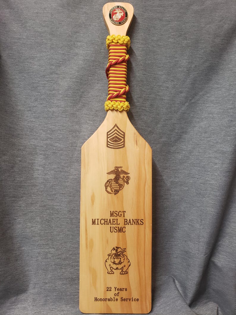 Personalized/customized Military Paddles - Etsy
