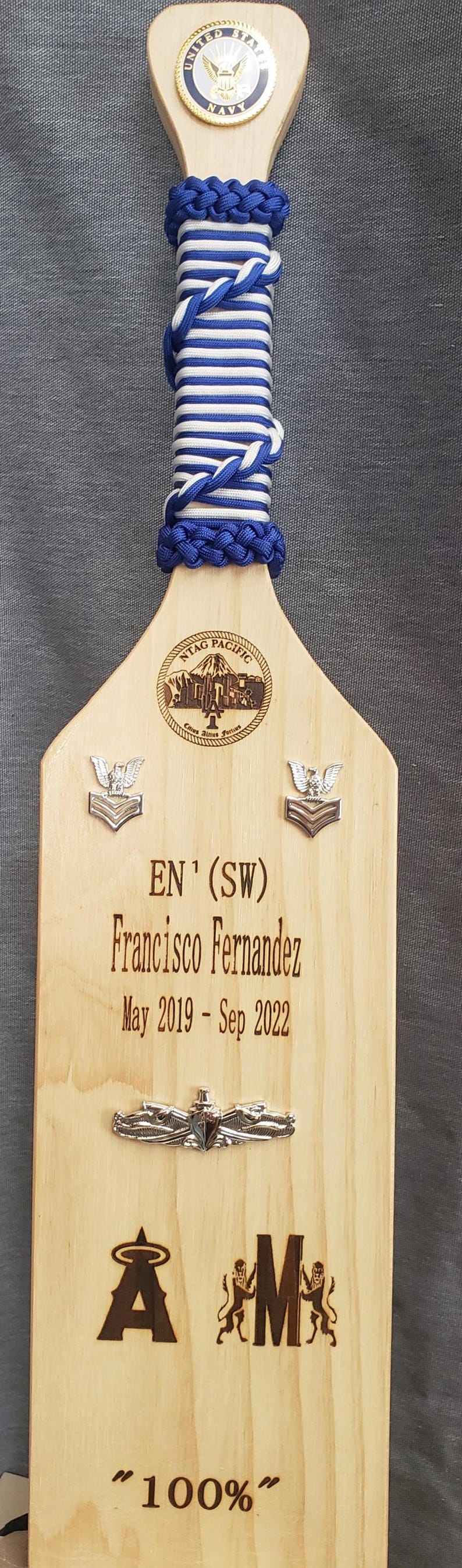 Personalized/customized Military Paddles - Etsy