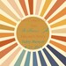 Sun Welcome Sign - Editable - Printable - Boho - Retro - Here Comes the ...