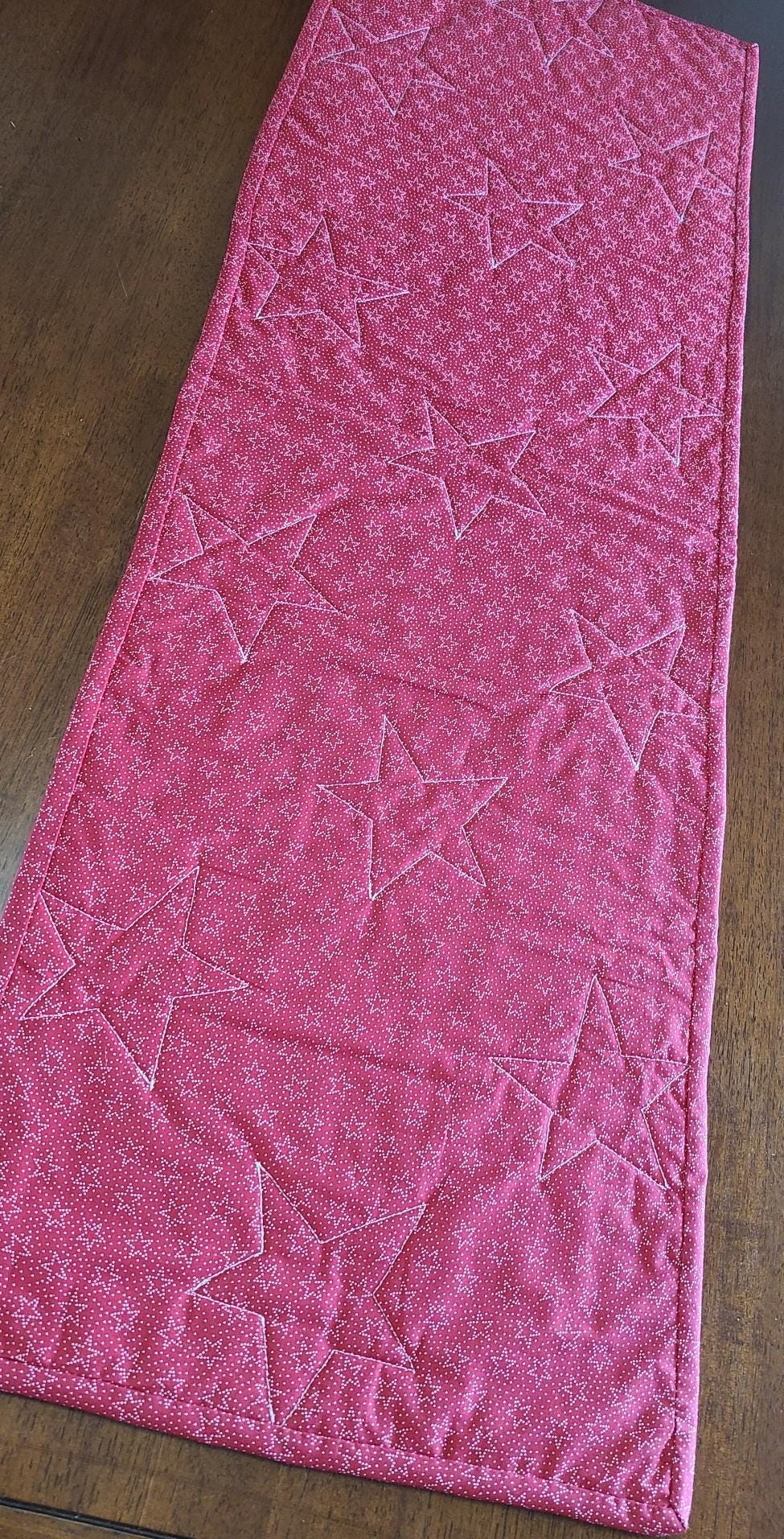 Red, White and Blue Stars Table Runner - Etsy