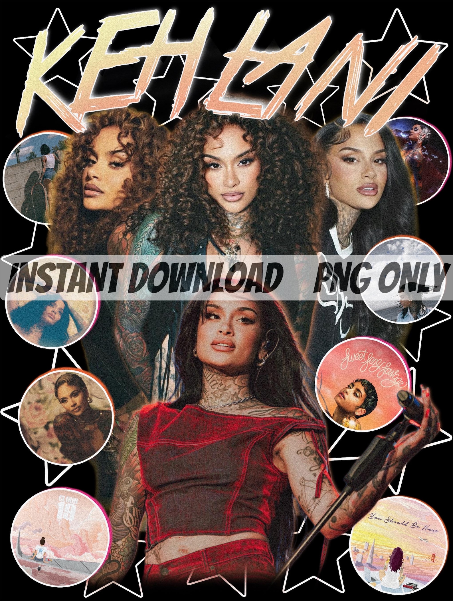 Kehlani Fan Art (digital Png Download) - Etsy