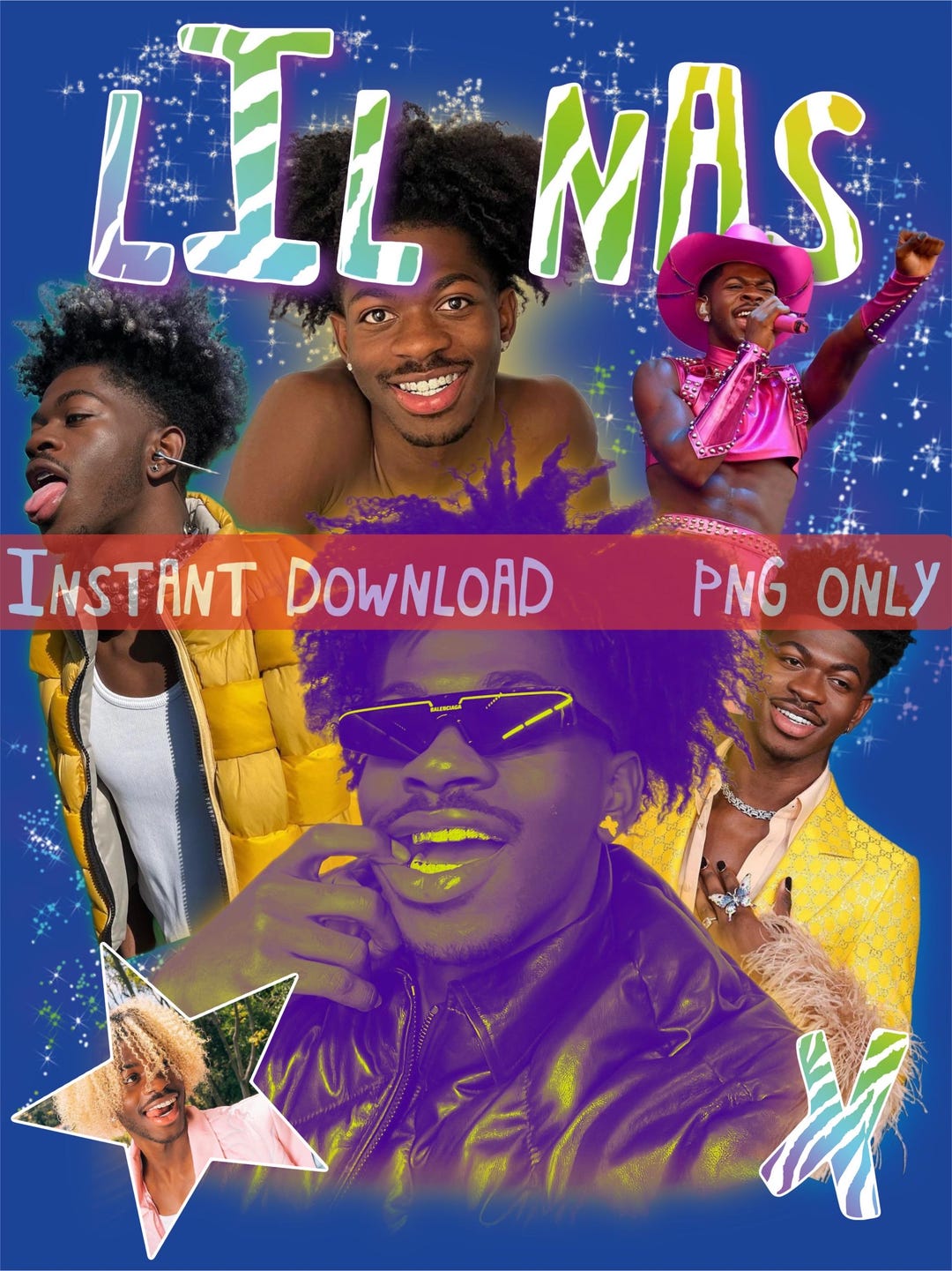 Lil Nas Fan Art (digital Png Download) - Etsy
