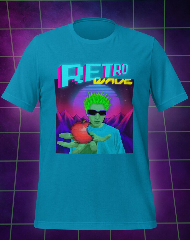Cyberpunk Retrowave Shirt - Neon 80s Vaporwave Graphic Tee - Etsy