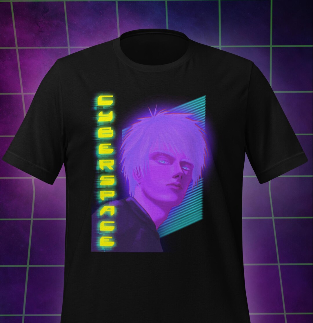 Cyberpunk Shirt Neon Vaporwave Shirt Synthwave Scifi Shirt Futuristic ...