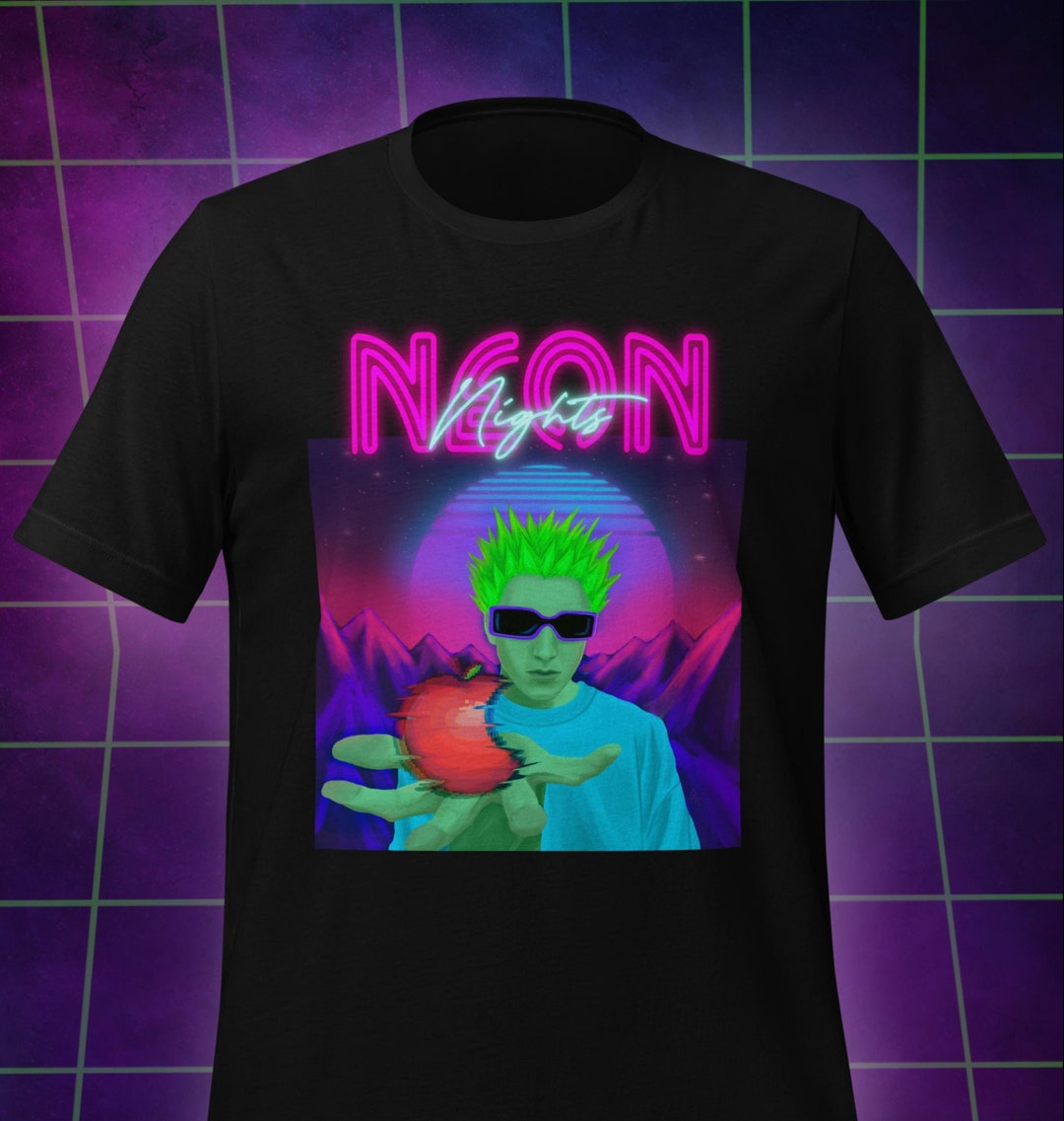 Cyberpunk Shirt Neon Vaporwave Shirt Retrowave Pixel Synthwave 90s 80s ...