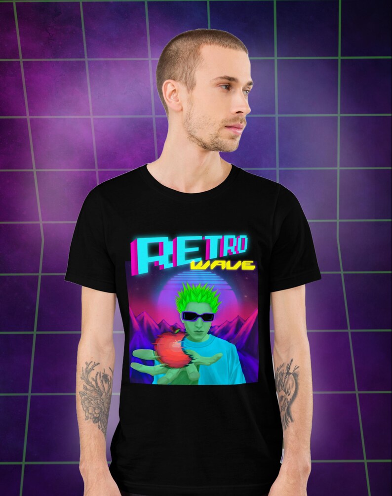 Cyberpunk Retrowave Shirt - Neon 80s Vaporwave Graphic Tee - Etsy