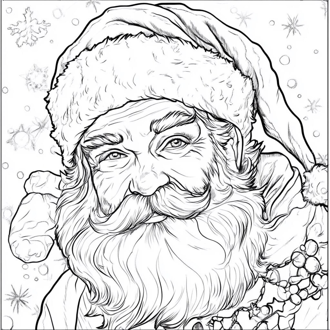 Giant Christmas Coloring Pages for Kids Perfect for School Holiday ...
