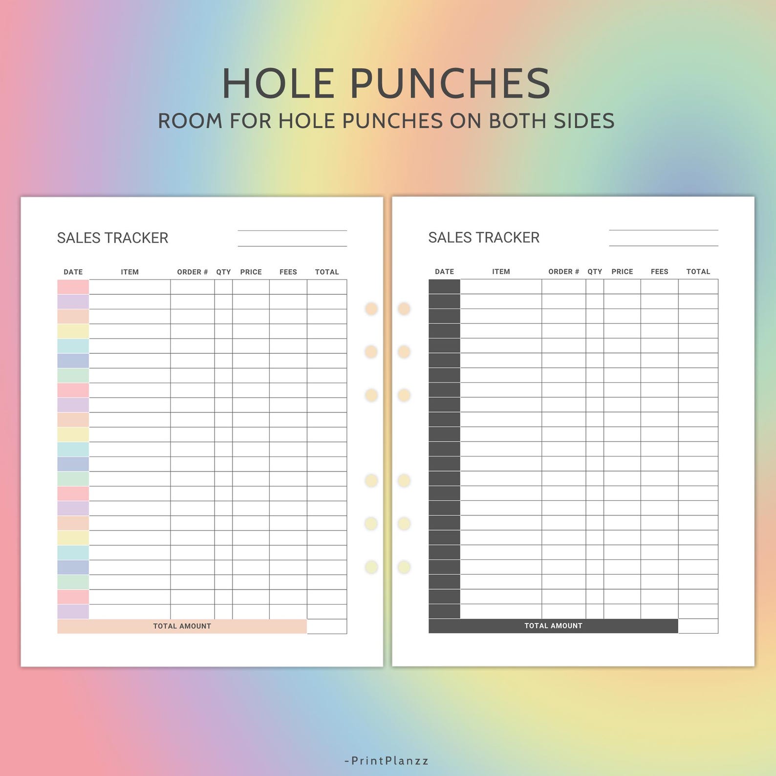 Sales Tracker Printable PDF Online Business Sales Canva Editable Sales ...