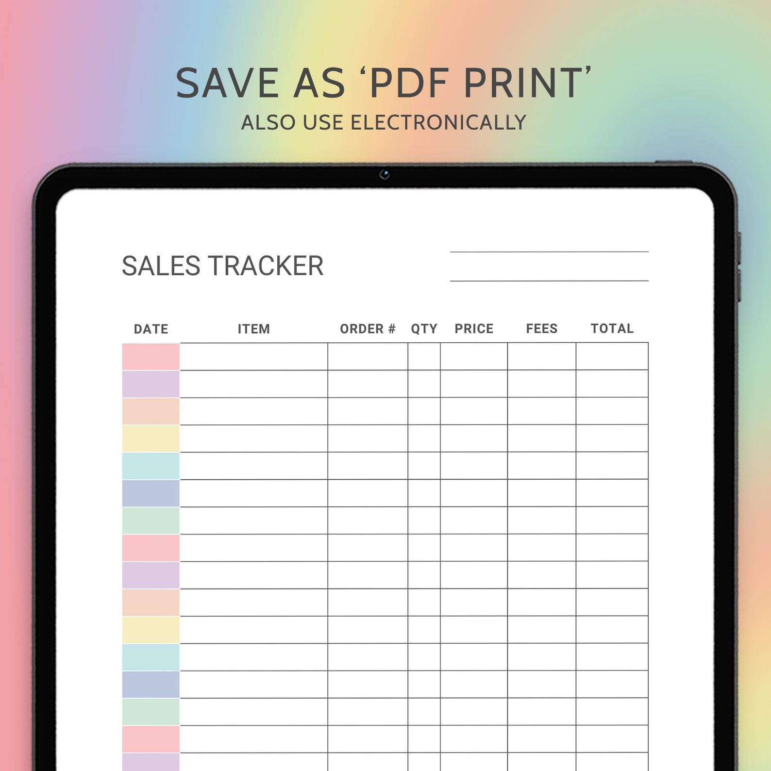 Sales Tracker Printable PDF Online Business Sales Canva Editable Sales ...