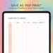 Supplies to Order Supplies Tracker Printable Inventory Tracker Small ...