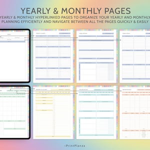 All in One Digital Planner Undated iPad & Android Planner Goodnotes ...