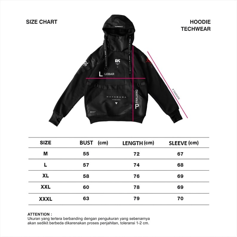 Futuristic Cyber Techwear Pullover Hoodie Jacket for Men Sleek, Modern ...
