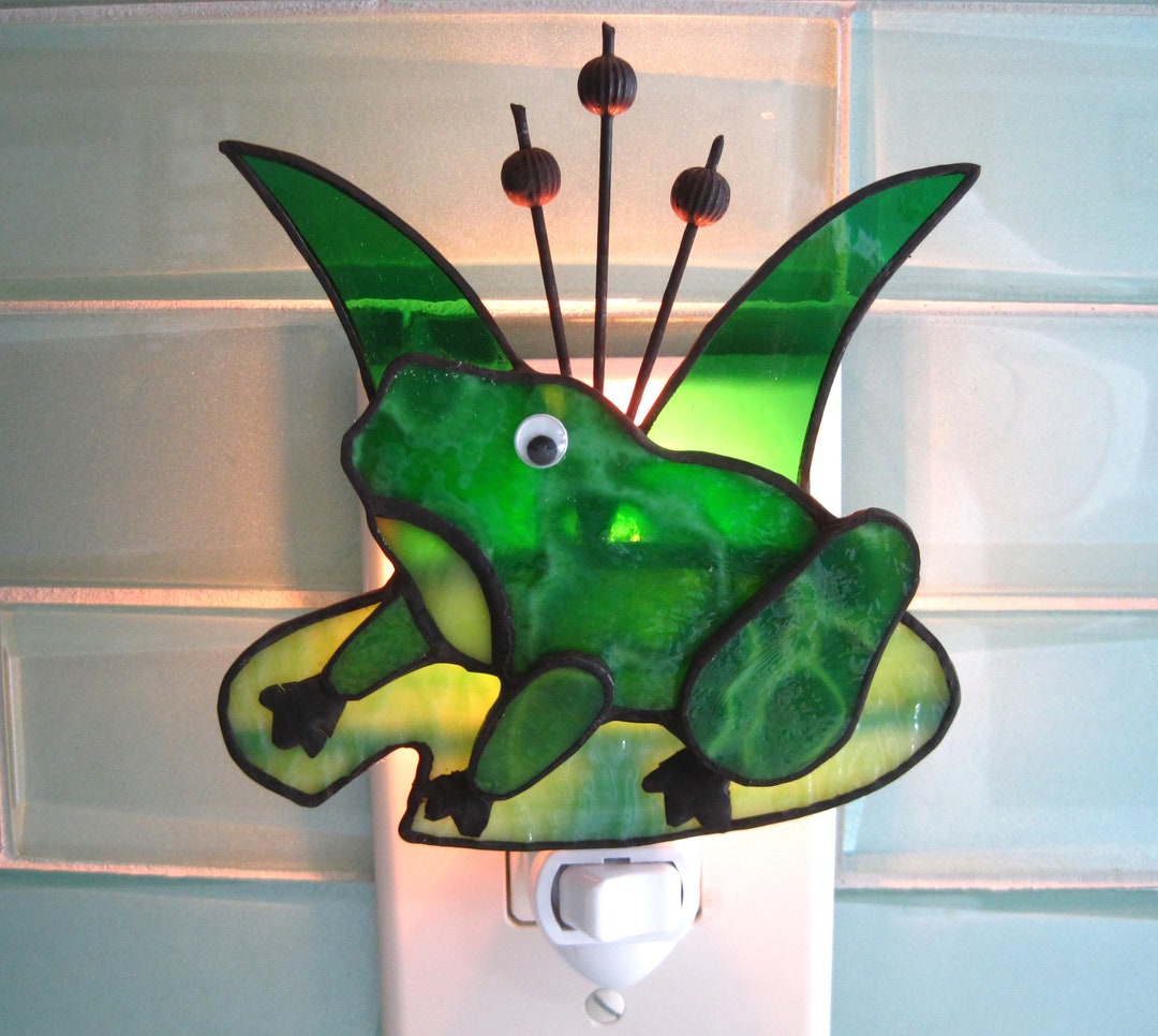 Frog Night Light, Toad Night Light, Frog on Lily Pad Night Light ...
