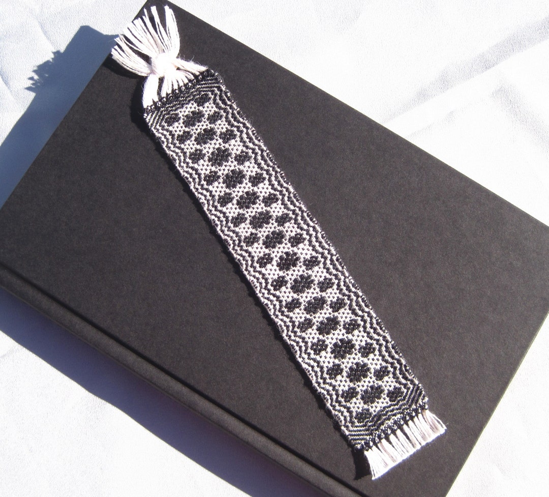 Bookmark, Handwoven Mayflower Bookmark, Bookmark Overshot Weaving ...