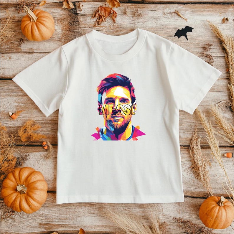 Kids Lionel Messi Soccer Shirt, Fan Gift, 100% Cotton - Etsy