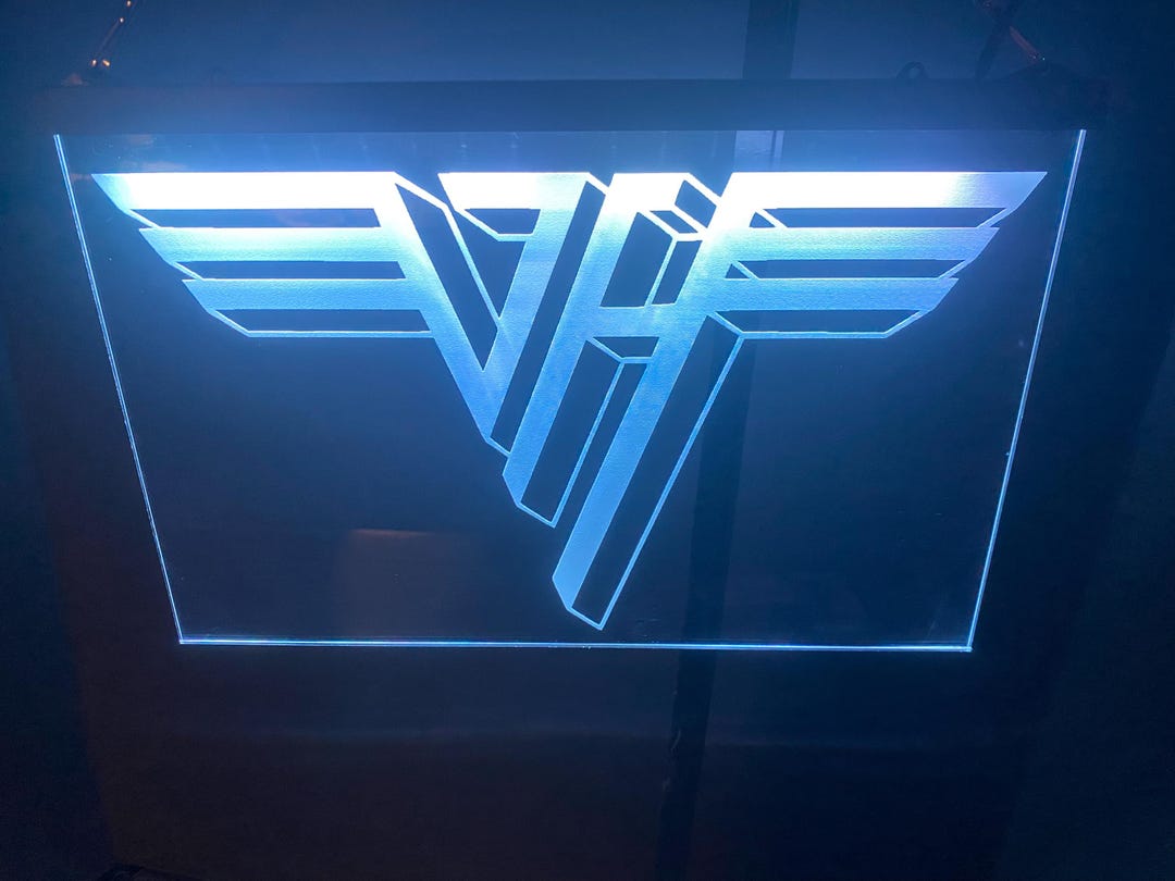 Van Halen Led Light Sign Rgb - Etsy