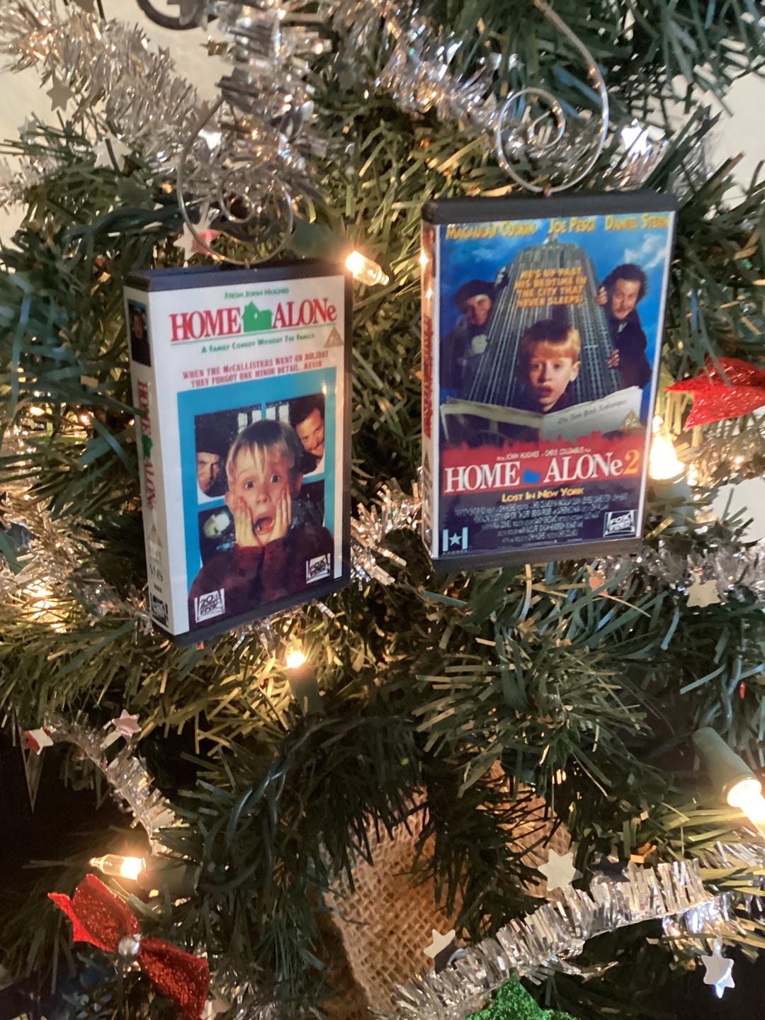 Home Alone 1 & 2 Mini Vhs Ornaments - Etsy