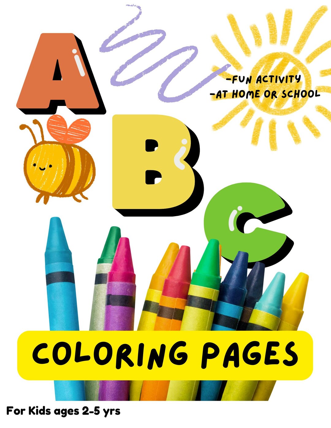 Coloring Pages for Toddlers Coloring for Preschoolers Simple Coloring ...