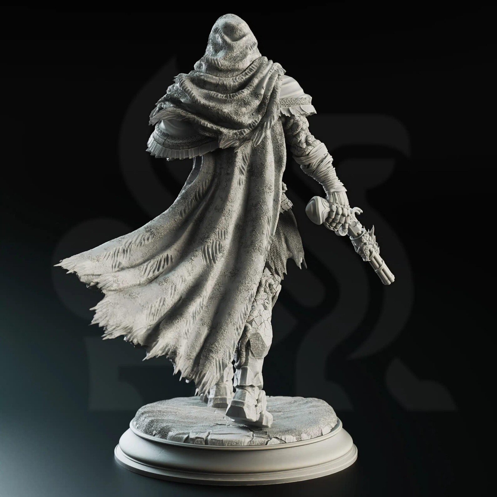 Big Iron – Soulforged Gunslinger D&D Miniature Warforged Gunslinger ...