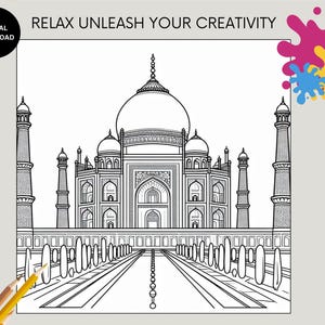 Coloring Pages of 15 Iconic Landmarks | Printable World Travel Coloring ...